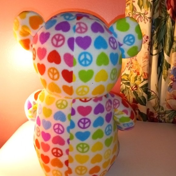 Toys | Melissa Doug Bear Groovy Toy Plush Stuff Animal 17 Rainbow ...